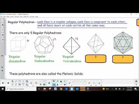 10.1 notes polyhedrons - YouTube