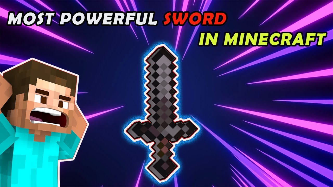 HOW TO MAKE STRONGEST SWORD IN MINECRAFT|ONE SHOT KILL|MINECRAFT HINDI ...