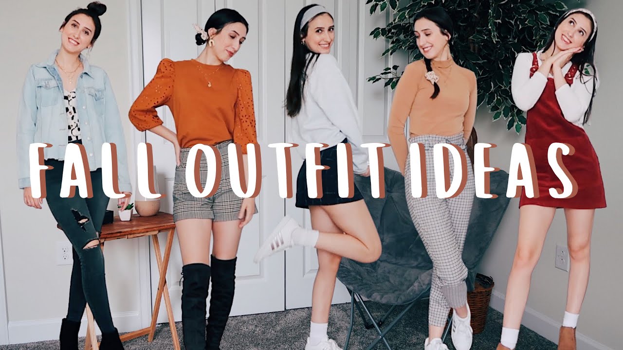 11 fall outfit ideas | fall fashion lookbook 2020 - YouTube