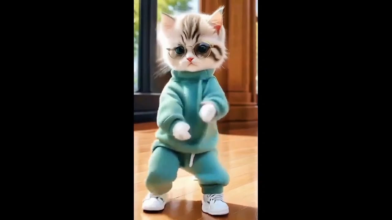 Rockin' Cats Bust A Move On The Dance Floor - YouTube