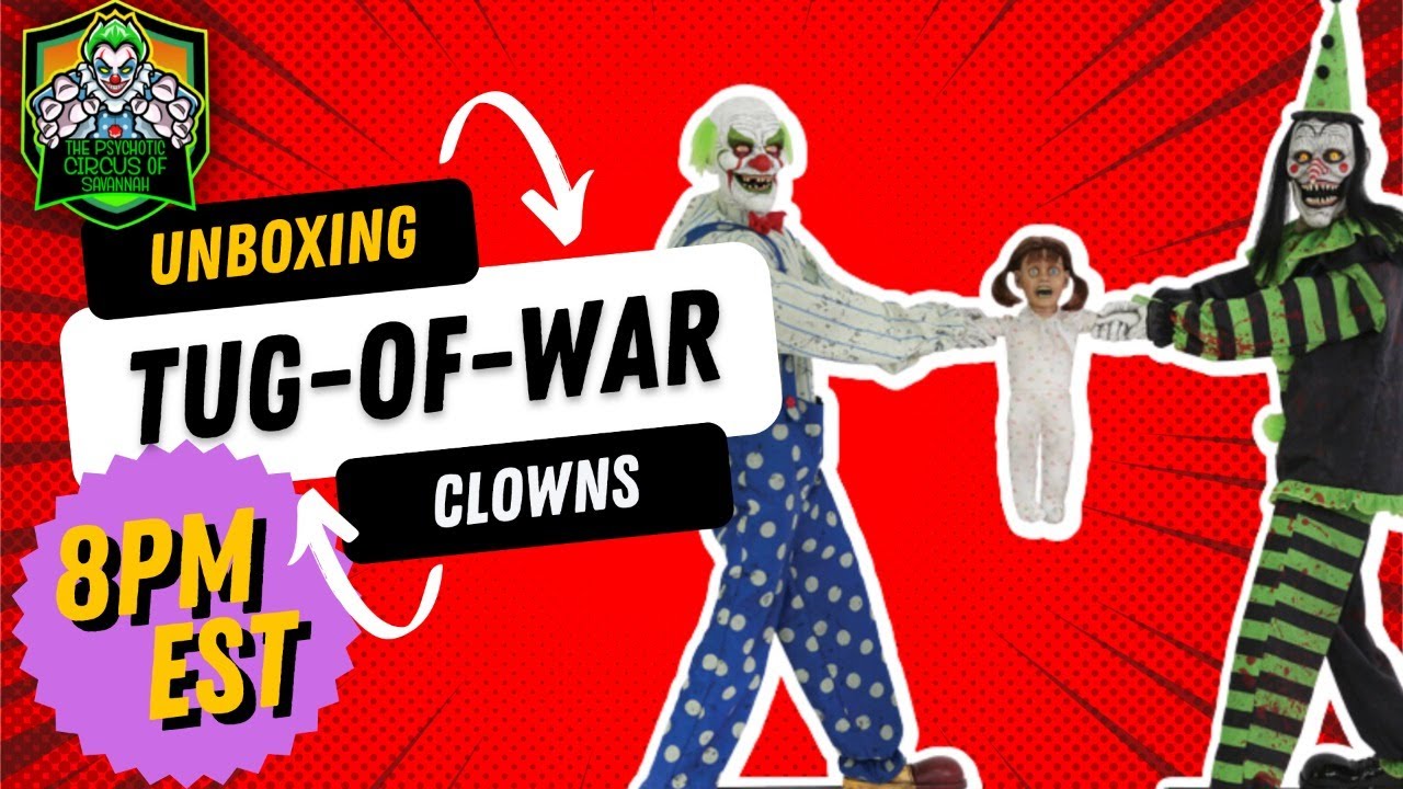 Tug-Of-War Clowns live unboxing, demo and review - YouTube