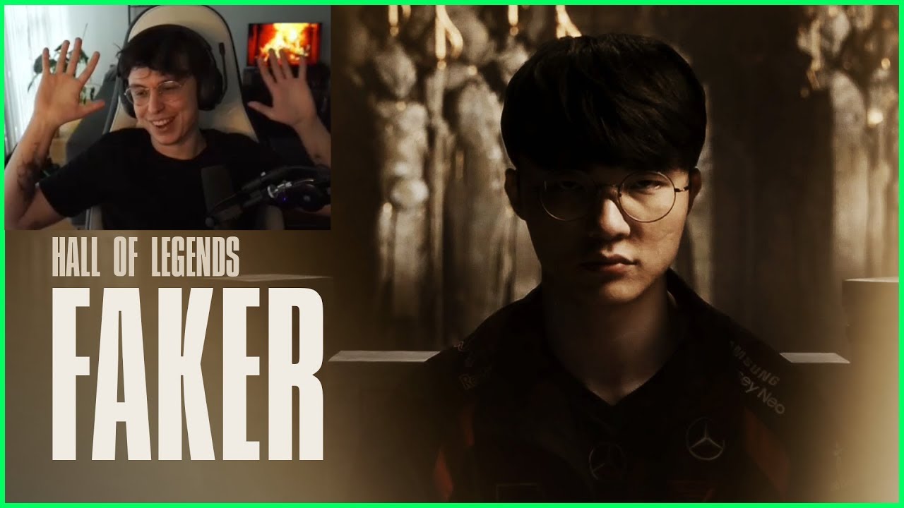 There's No Better Icon Than Faker | Caedrel Reacts To Hall Of Legends ...