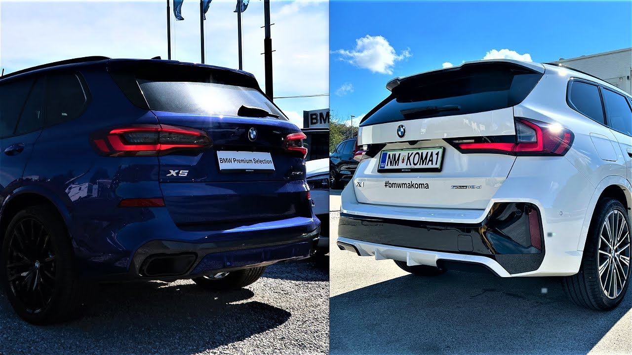 New BMW X1 150HP Vs 2022 BMW X5 340HP Revs Exhaust Sound
