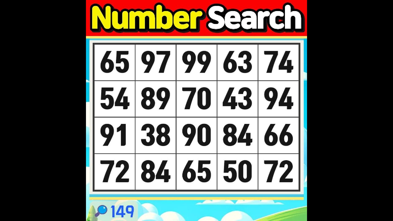 NumberSearch. It's hard for even smart people to find more than 5 ...