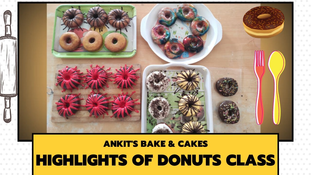 Highlights Of Donuts Class | Course Covered in Class | Tasty Donuts | 🍩 ...
