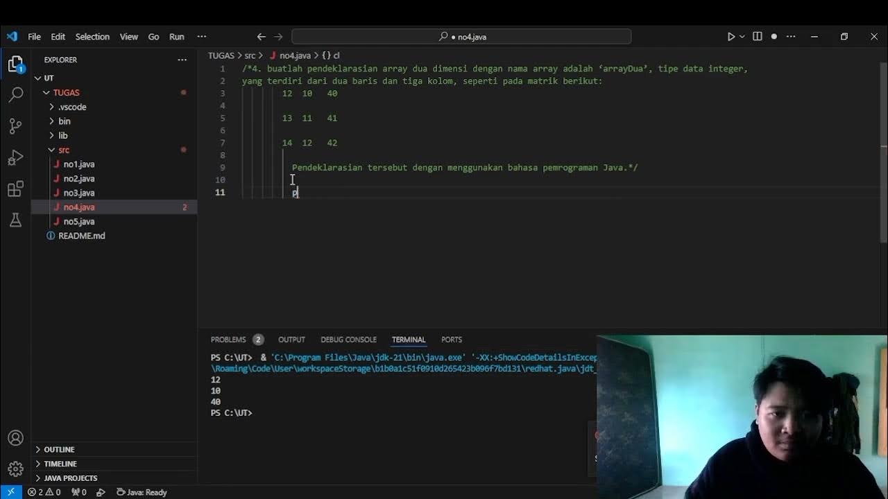 TUGAS 1 STRUKTUR DATA - YouTube