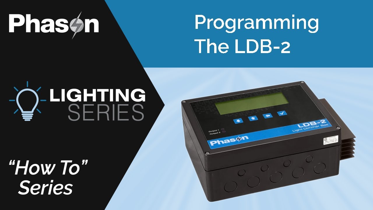 Lighting Series - LDB-2 Programming and Operation - YouTube