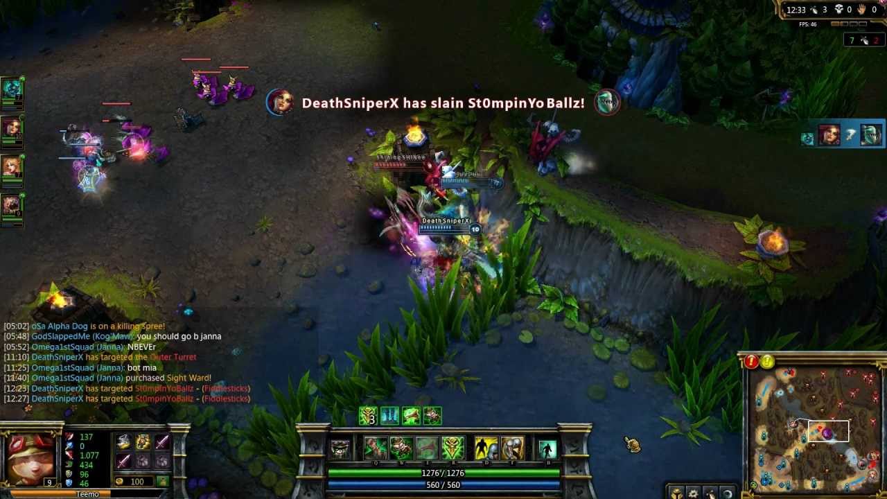 League of Legends 5v5 - Flawless Teemo Gameplay 8-0-5 (Patch 1.0.0.138 ...