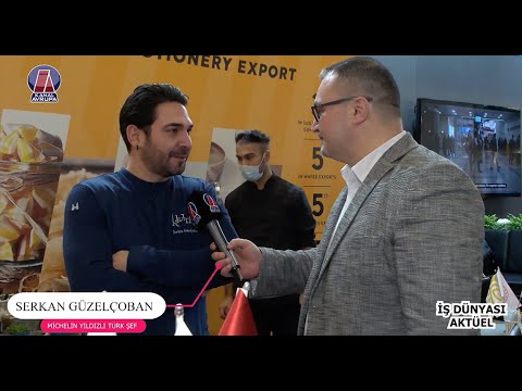 İş Dünyası Aktüel / MİCHELİN YILDIZLI ŞEF SERKAN GÜZELÇOBAN İLE İSM KÖLN FUARINDA ÖZEL RÖPORTAJ...
