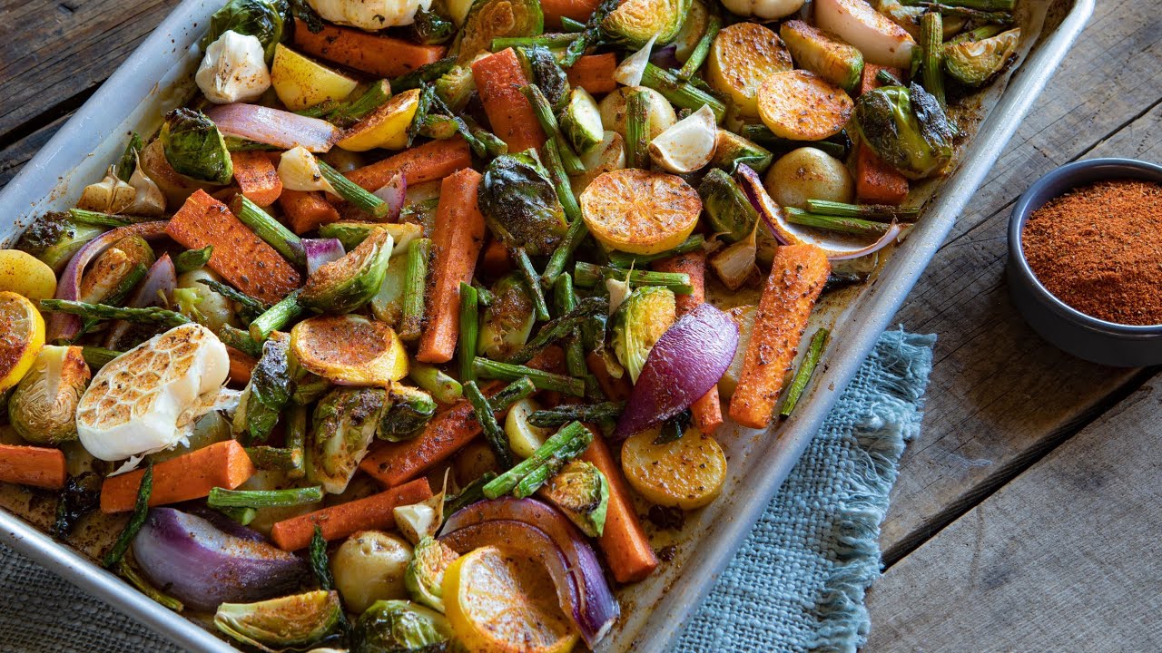 Tuscan Rub Roasted Vegetables - YouTube
