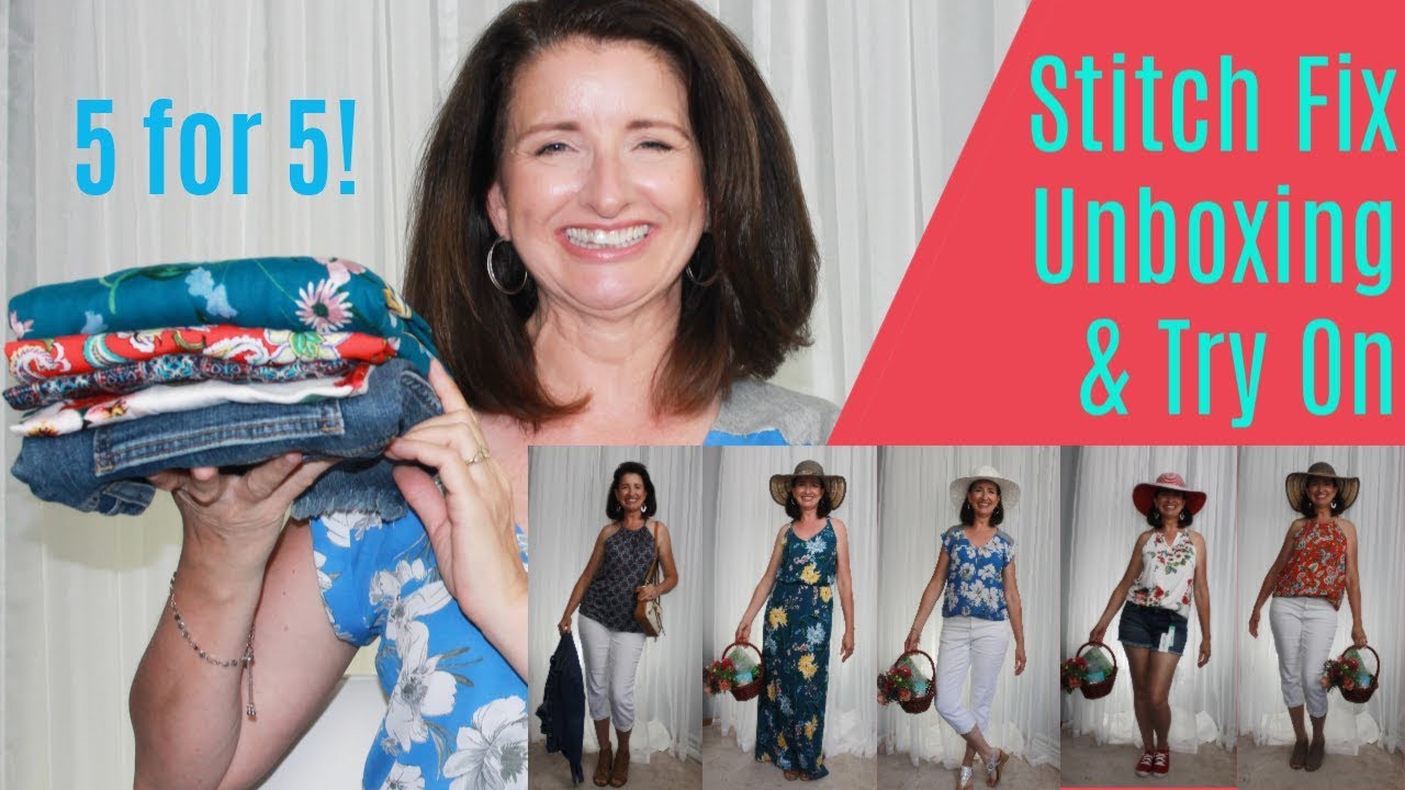 Stitch Fix Unboxing & Try On July 2019 - YouTube
