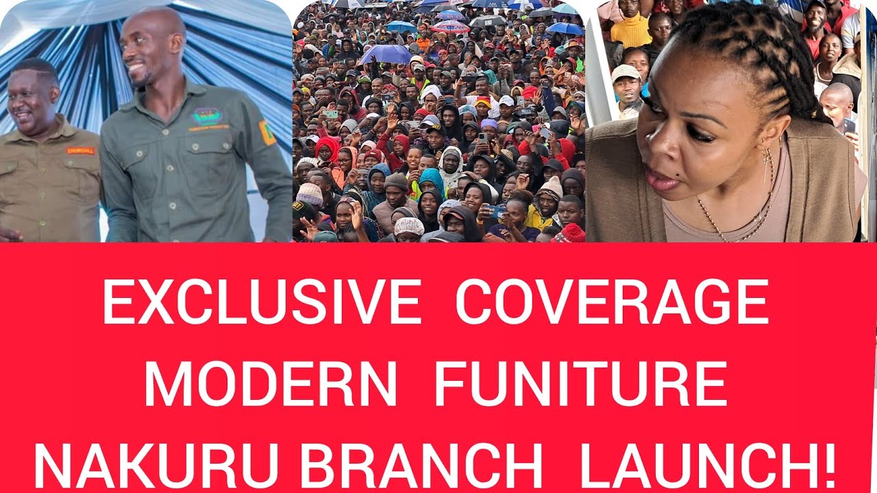 EXCLUSIVE COVERAGE MODERN FUNITURENAKURU BRANCH LAUNCH! - YouTube