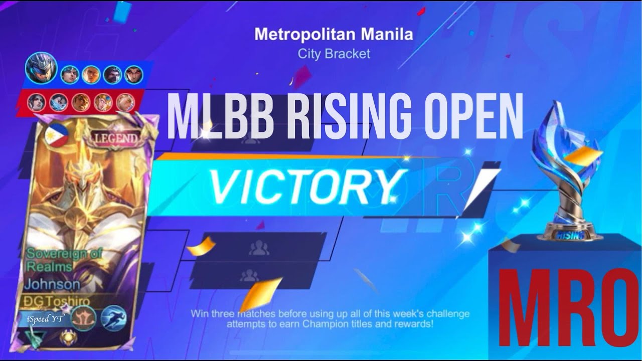 Johnson Legend Skin Sovereign of Realms MRO MLBB RISING OPEN gameplay ...