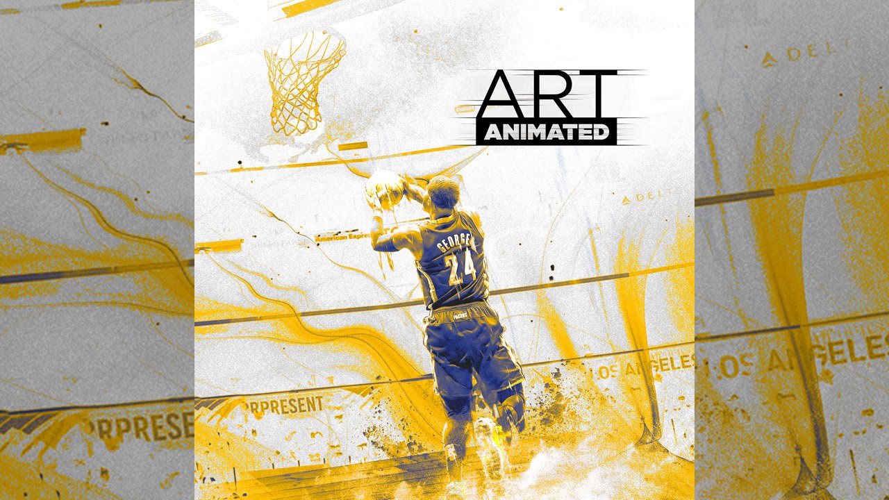 Paul George NBA Animated Artwork - YouTube