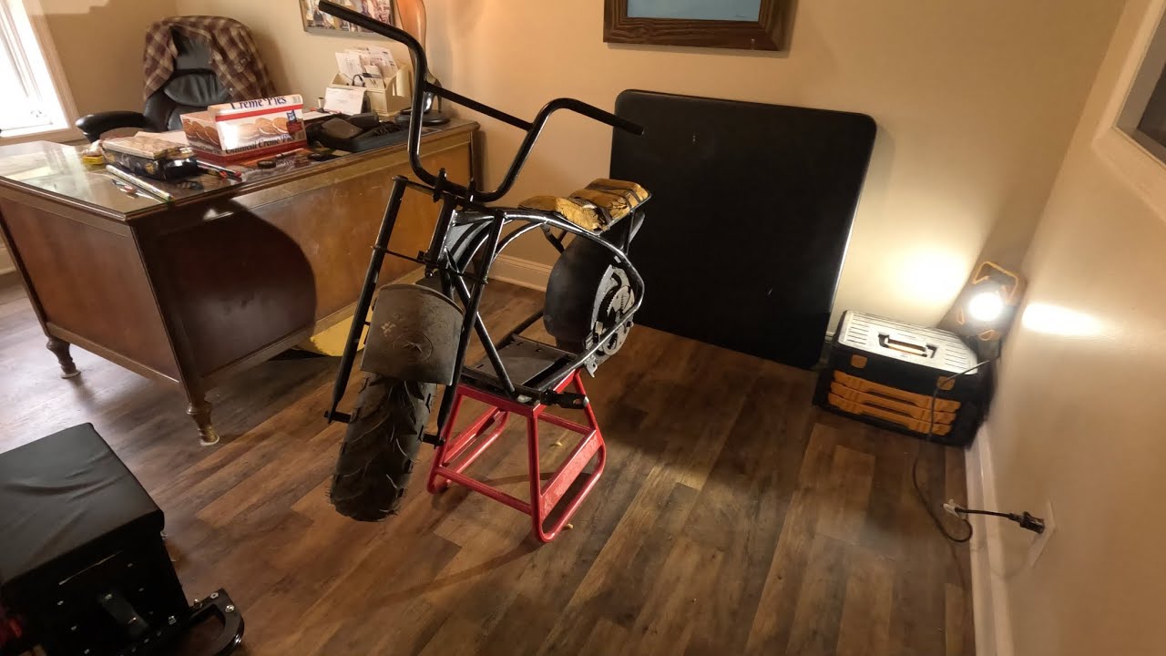 Ep1 of the drag, mini bike build - YouTube
