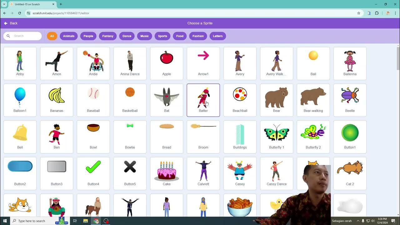 Tutorial pembuatan media pembelajaran menggunakan Scratch - YouTube