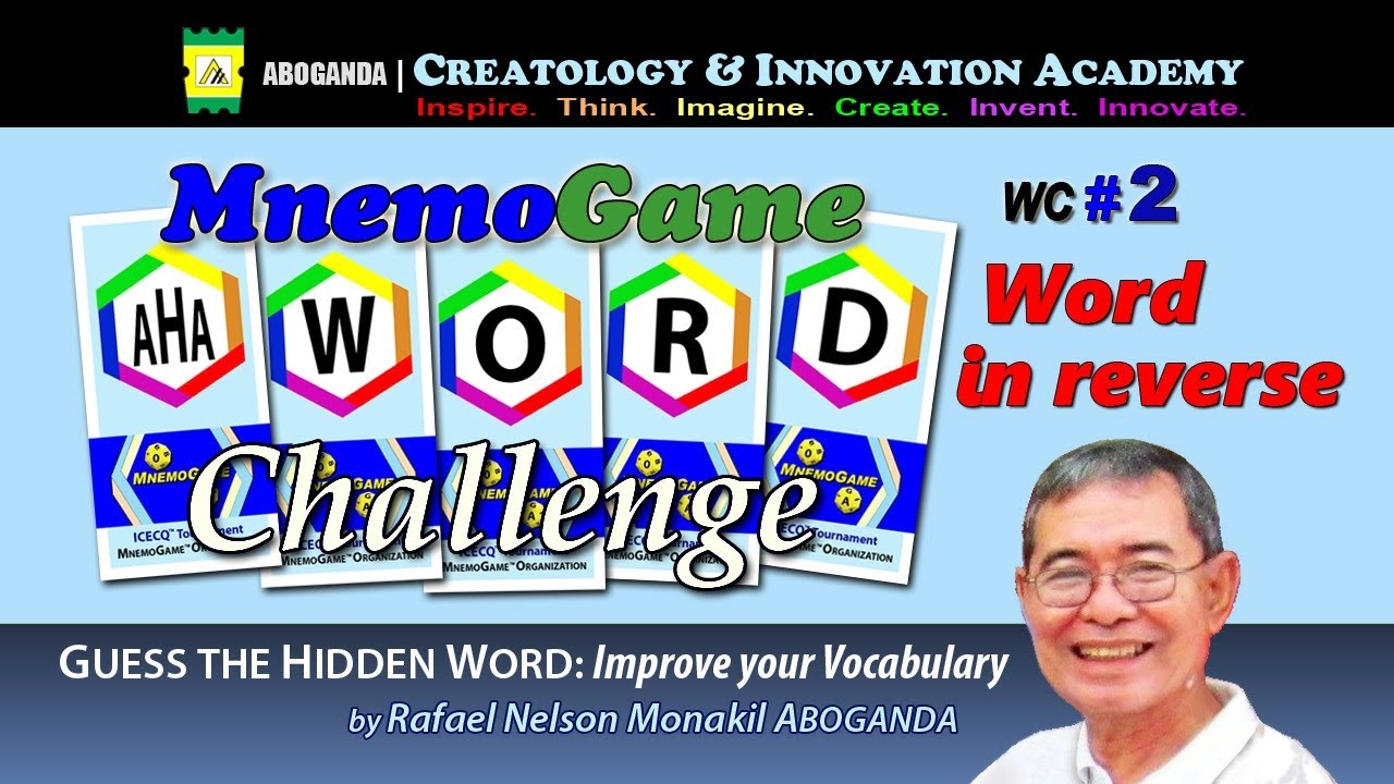 Word Game – The MnemoGame Word Challenge No.2 – Guess the Hidden Word ...