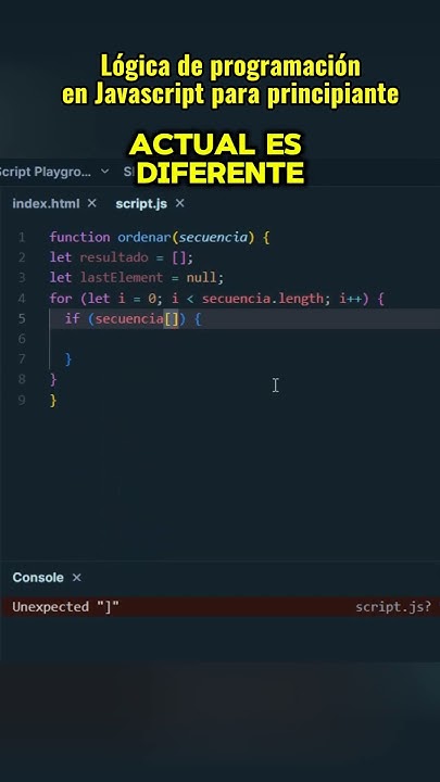 lógica programación parte 23 #javascript #desarrolladorweb #conocimientos #desarrolloweb #coding ...
