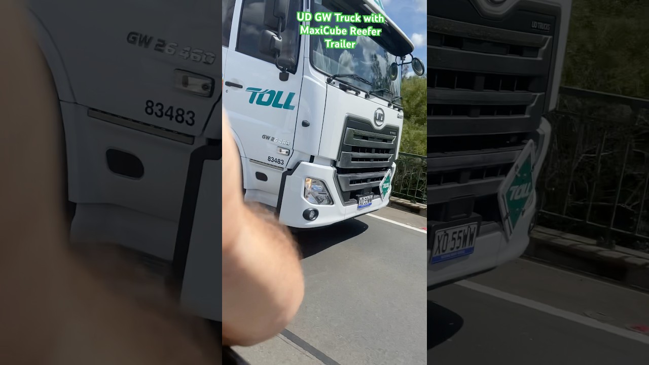 UD GW460 Truck with MaxiCube Reefer At Eastern Creek Australia #trucks ...
