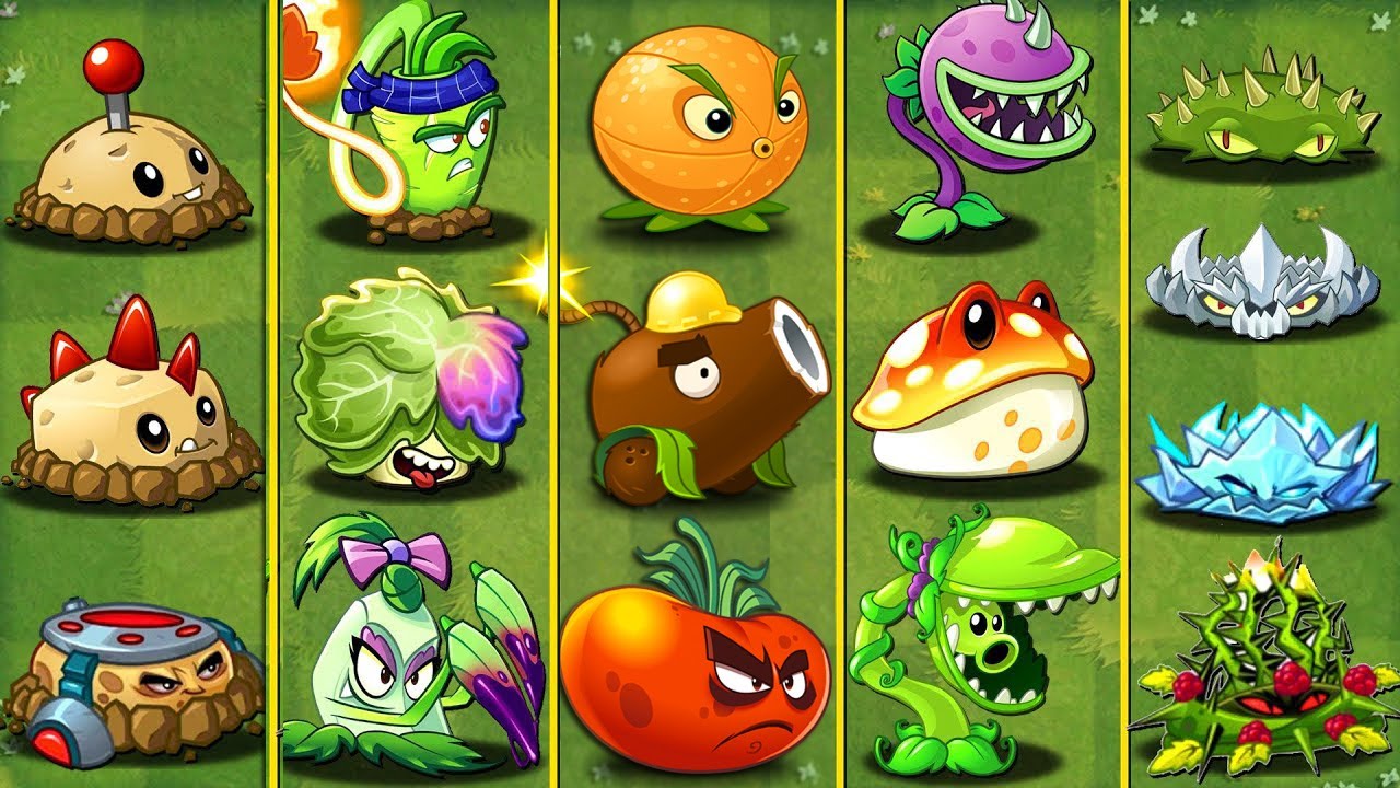 PvZ 2 Discovery - All Plants Evolution NOOB x PRO x HACKER x GOD v10.4. ...