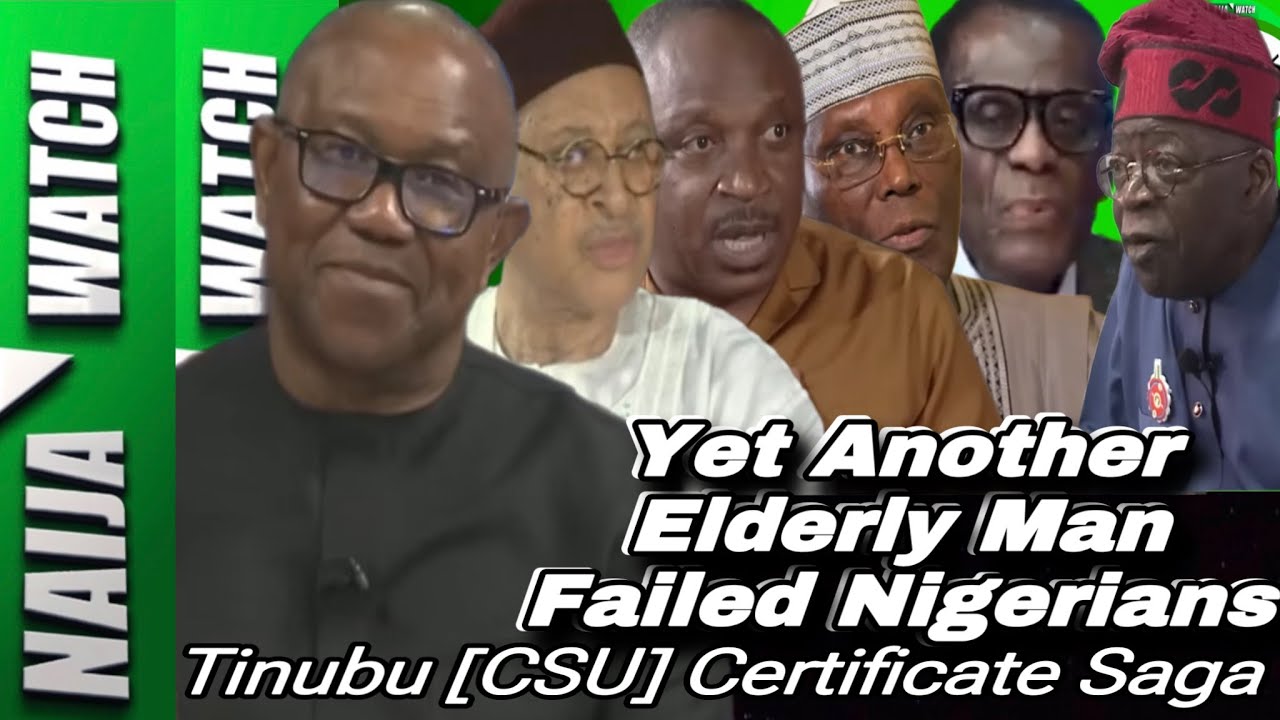 (12-10-23) Tinubu Fake CSU Certificate Saga Turns A New Twist| Yet Another Elder Failed ...