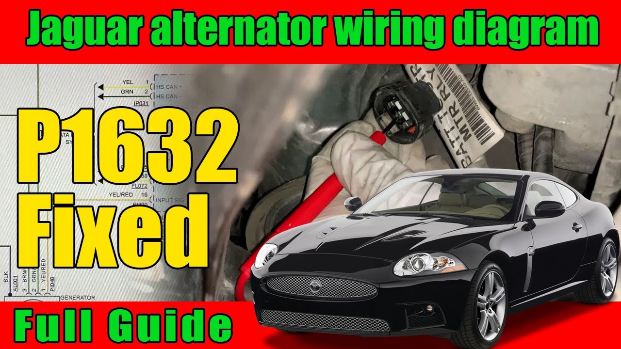 Jaguar XK battery not changing sign | P1632 fixed | With Alldata 2022 wiring diagram - YouTube