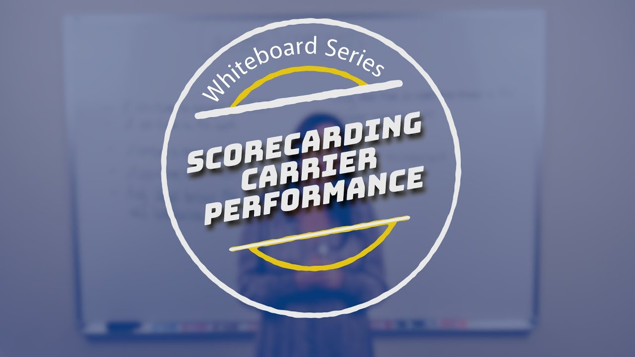 Measuring carrier performance by scorecarding - YouTube