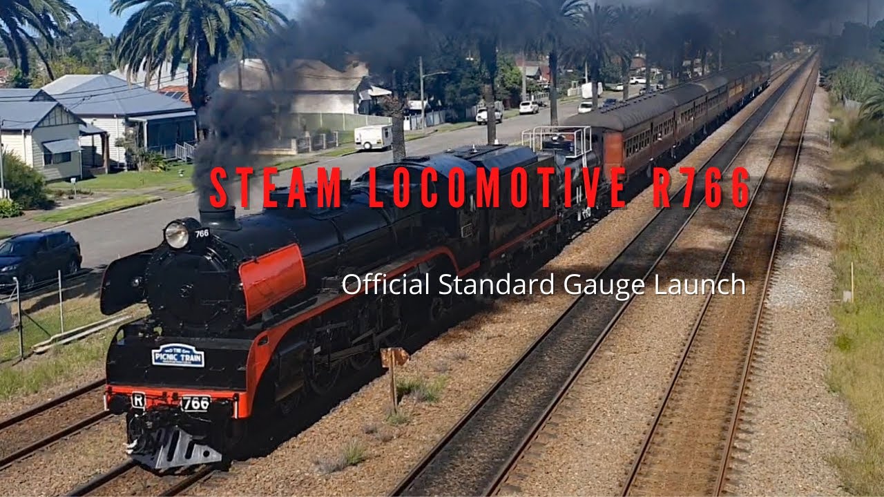 Steam Locomotive R766 - Official Standard Gauge Launch - March 2022 ...