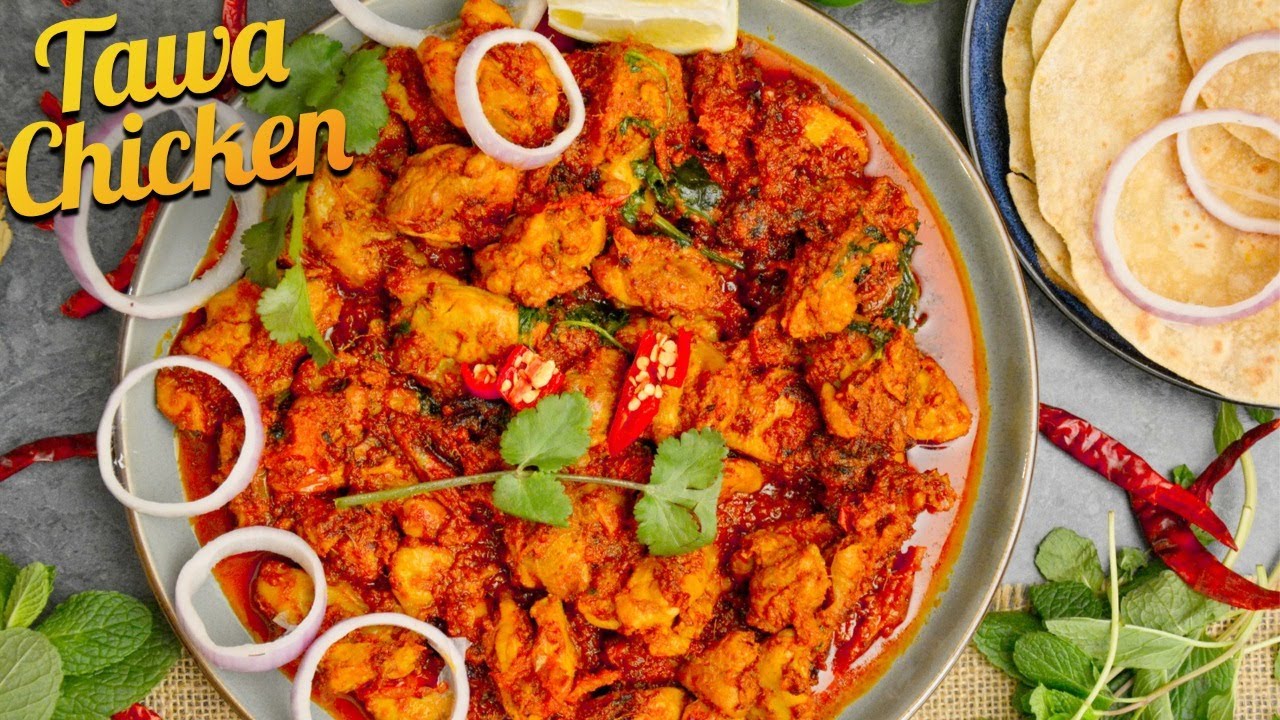 Tawa Chicken Fry | Restaurant Style Chicken Tawa Masala | Tawa Chicken ...