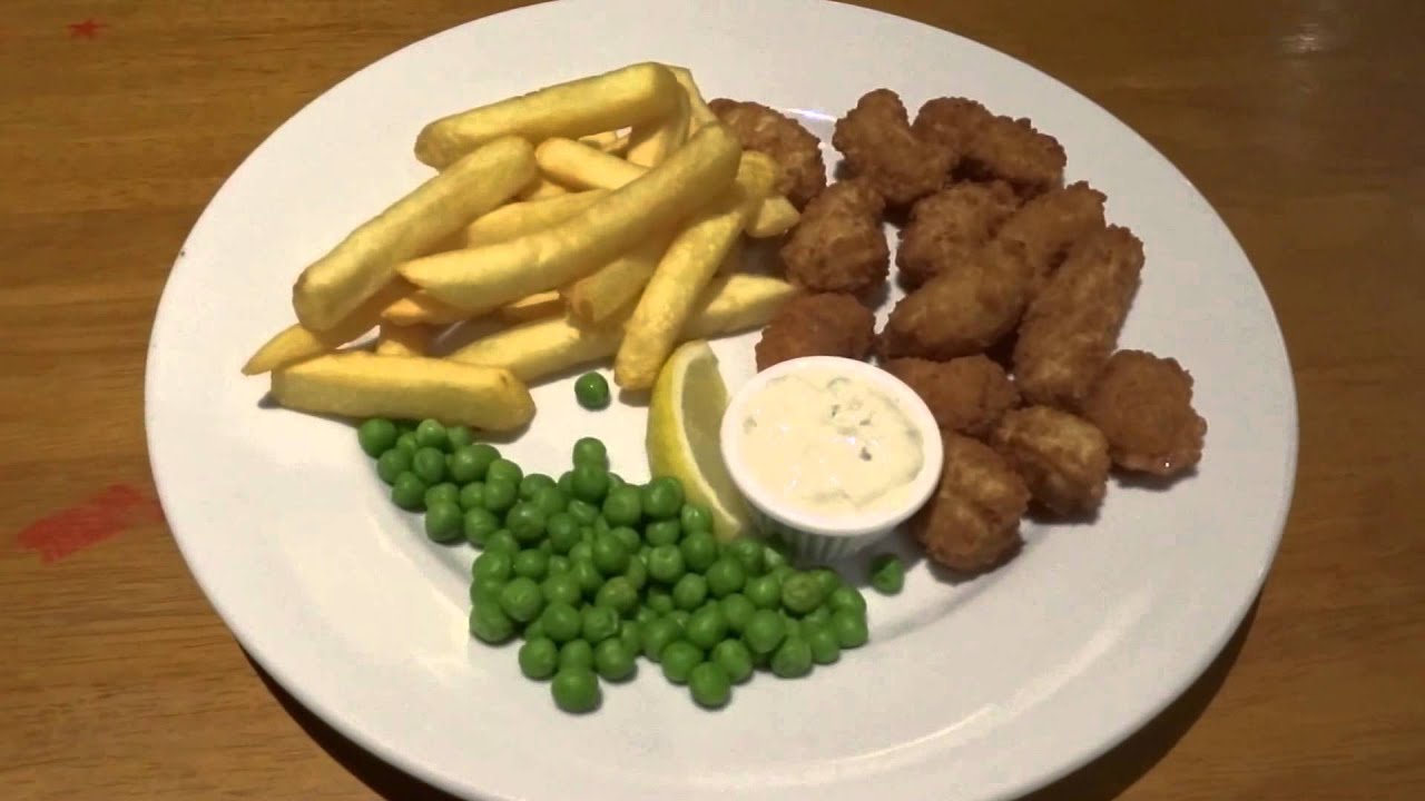 Scampi Chips And Peas Cottage Scone Perth Perthshire Scotland - YouTube
