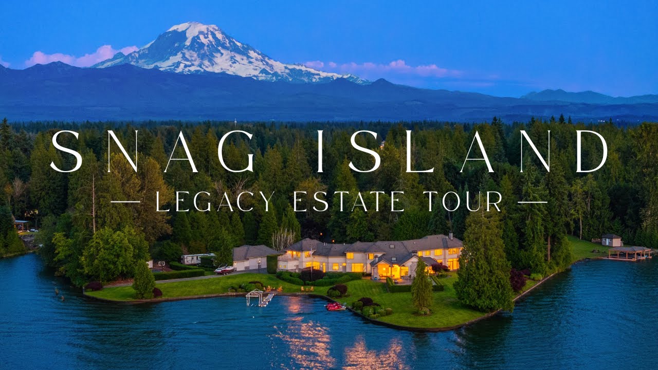 Explore A Legacy Snag Island Estate on Lake Tapps, WA - YouTube