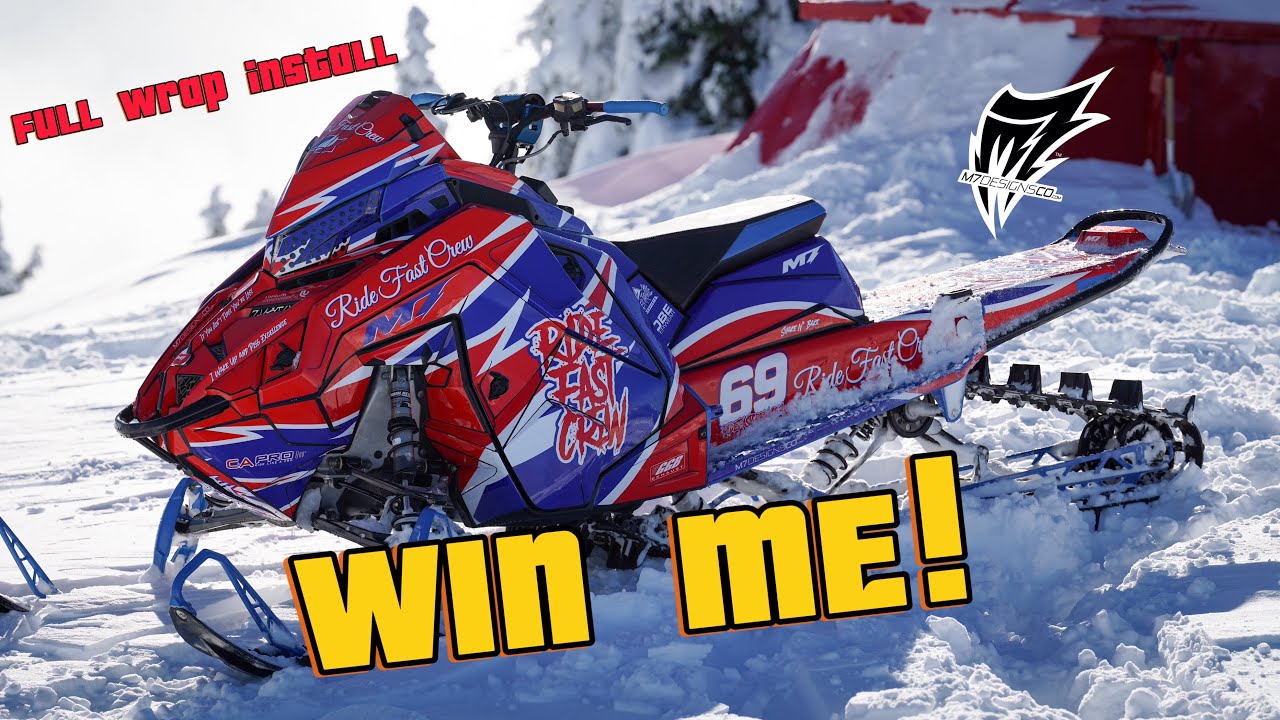 How to Wrap a Polaris 9r (M7 DESIGNS wrap) - YouTube