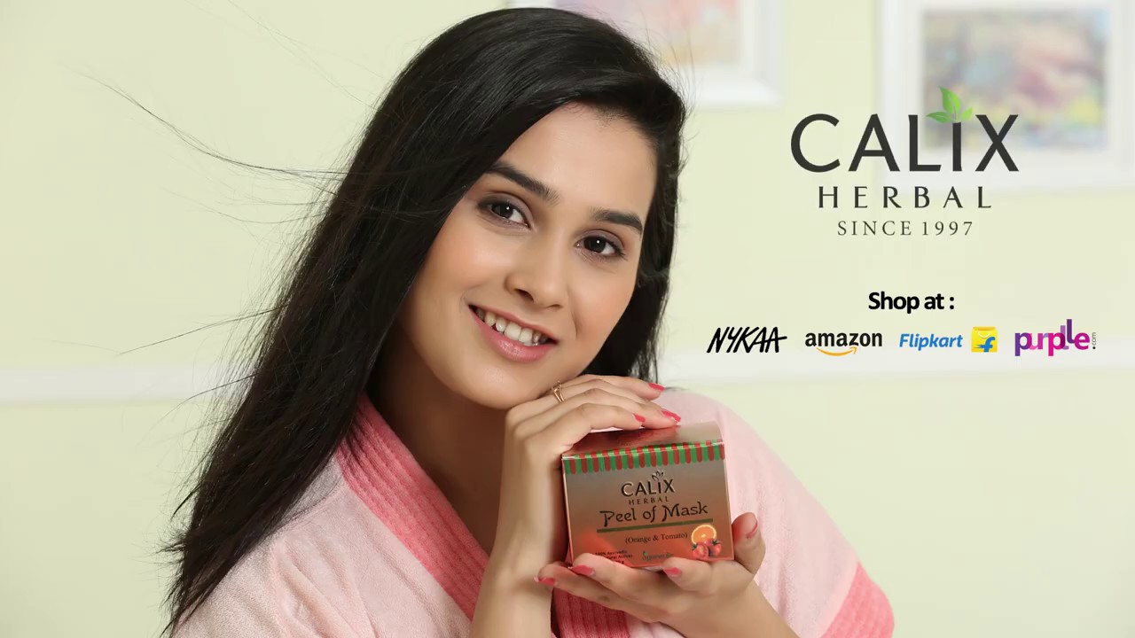 How to Use Calix Herbal Orange & Honey Peel of Mask. Mad for getting ...