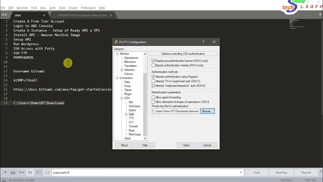 2 Connecting SSH with Putty - YouTube