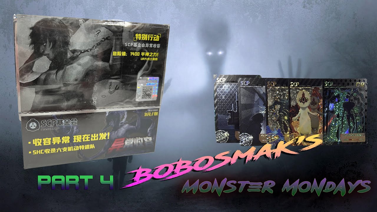 Monster Mondays!! YELLOW Box Part 4 - Unboxing SCP cards from China ...