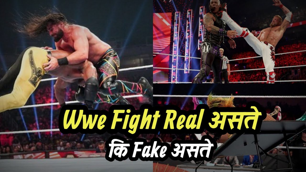 WWE Fight Real Our fake || Monday Night Raw - YouTube