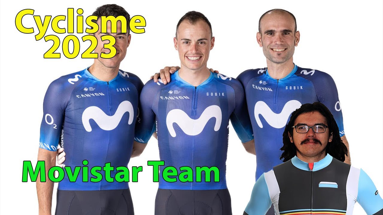 🚴‍♂️Présentation Cyclisme 2023 : Movistar Team🇪🇸 (Mas, Gaviria ...