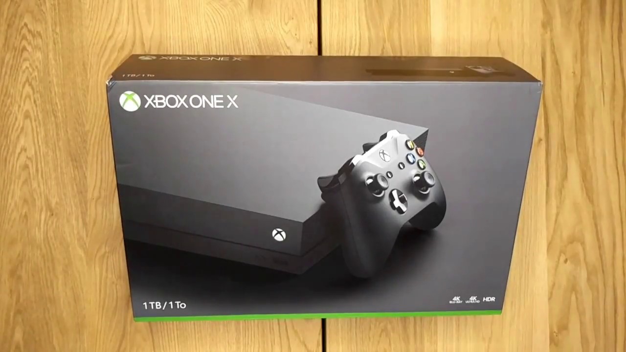 Xbox One X Unboxing And Codes Youtube