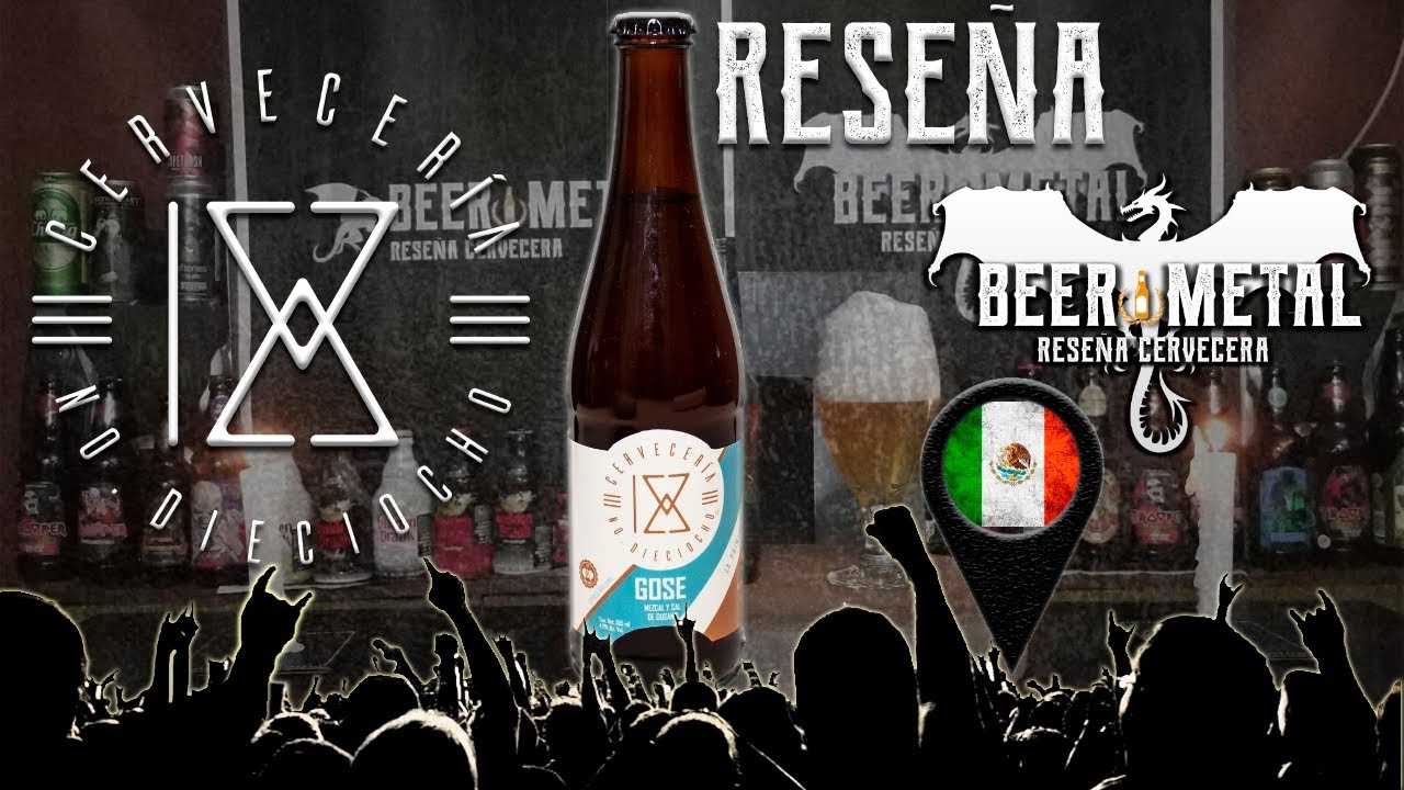 Reseña, Cerveza Gose con Mezcal de cervecería No 18. - YouTube