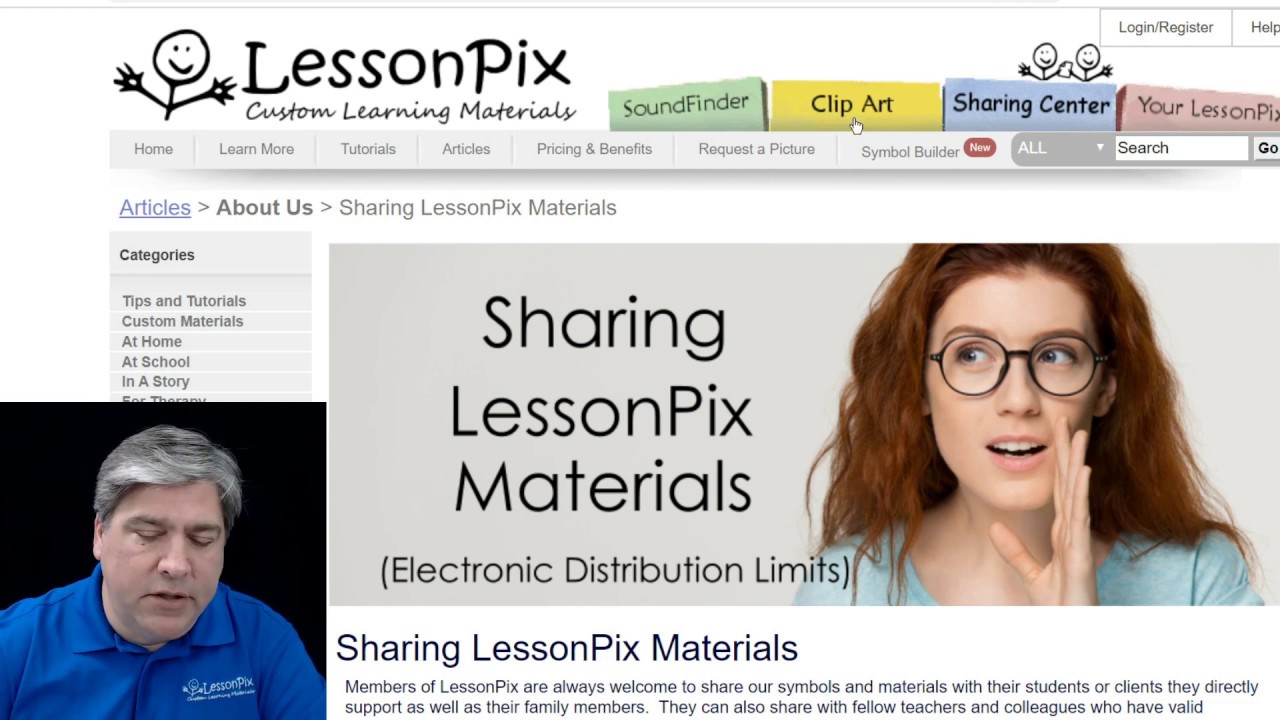 Electronic Distribution of LessonPix Materials - YouTube