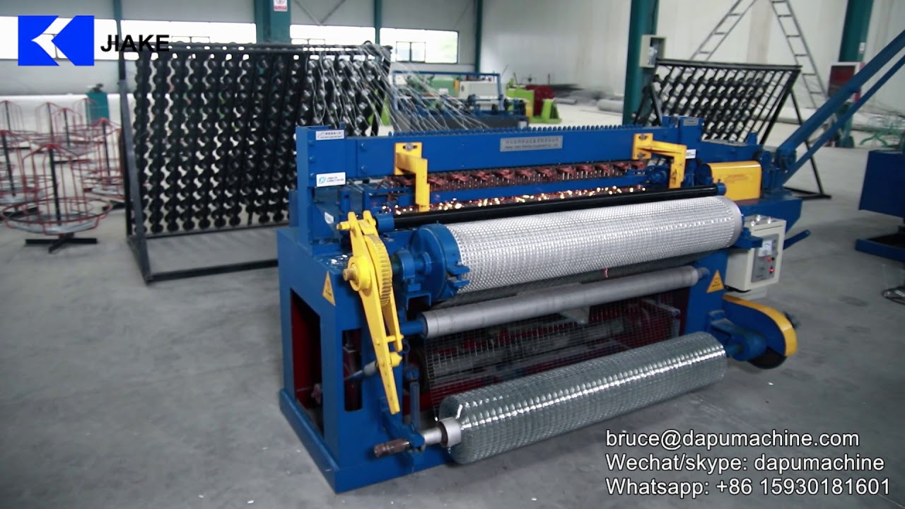 150 Times/Min Full Automatic Welded Wire Mesh Machine In Rolls DP-DNW-2 ...