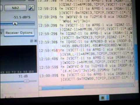 New message - APRS Packet AFSK1200 RECEIVE WITH RTL SDR - YouTube