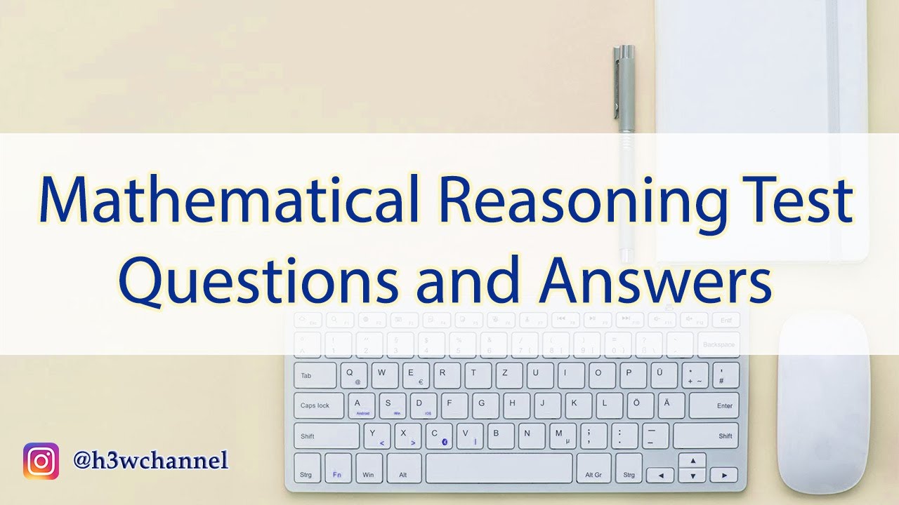 Pre-employment Mathematical Reasoning Test (Sample Questions and ...
