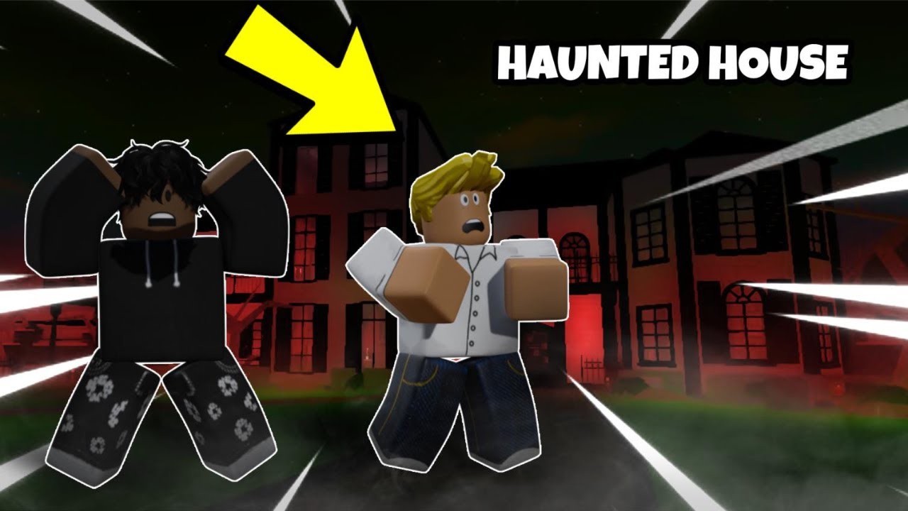 I Took My Best Friend To A HAUNTED HOUSE.. (Brookhaven RP) - YouTube
