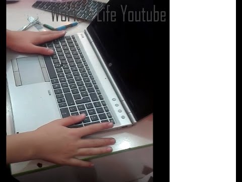 Removing and Replacing the Keyboard | HP EliteBook 8560p - YouTube