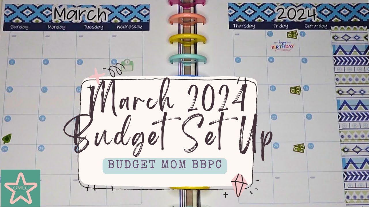 March Budget Setup | Budget By Paycheck - YouTube