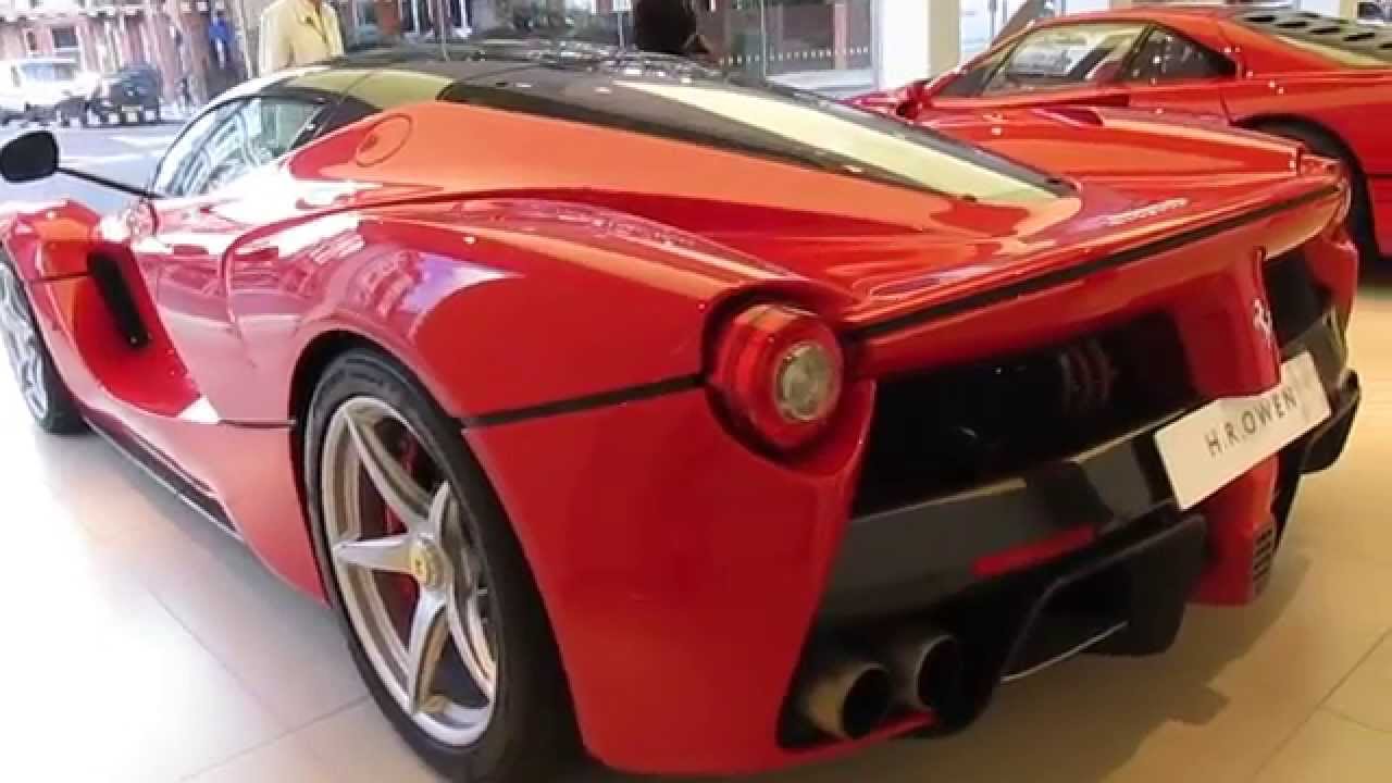 Ferrari Laferrari in London showroom - YouTube