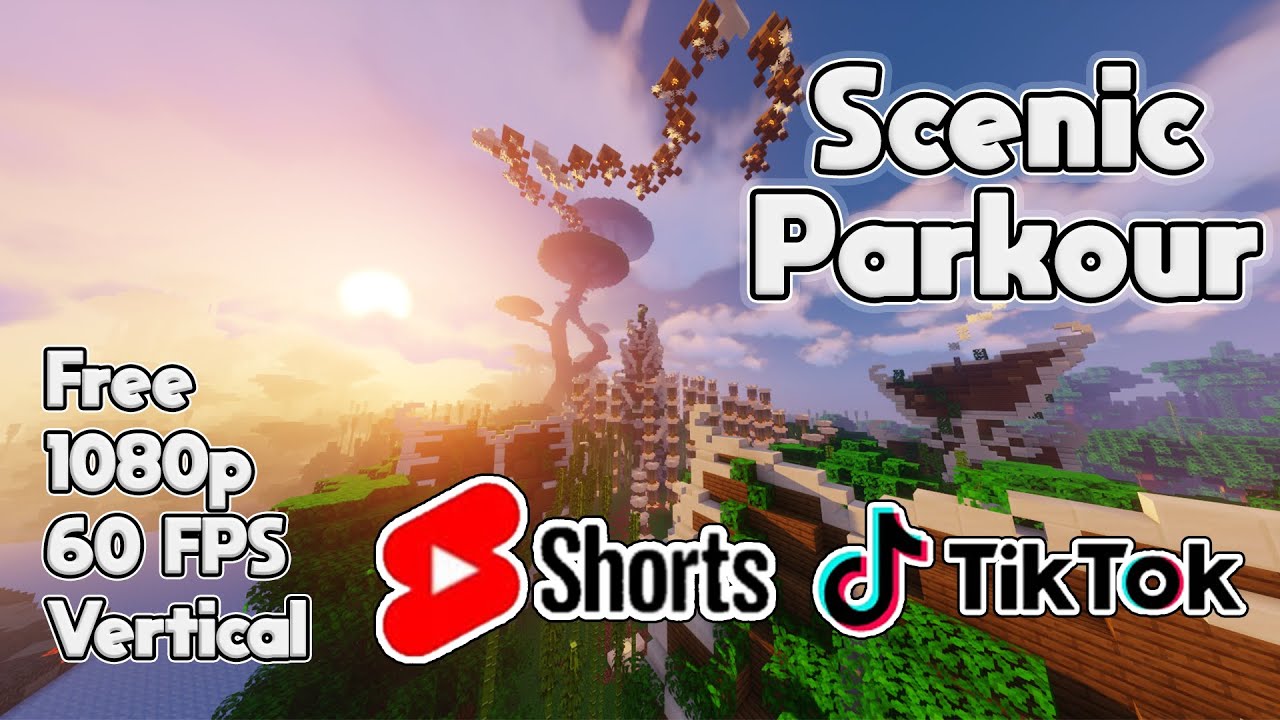 Minecraft Parkour Background for YouTube Shorts and TikTok! (Vertical ...