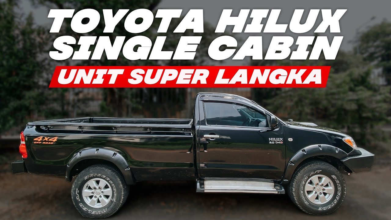 MOBIL BEKAS MURAH TOYOTA HILUX TYPE G 4X4 3.0 2006 SINGLE CABIN DIESEL ...