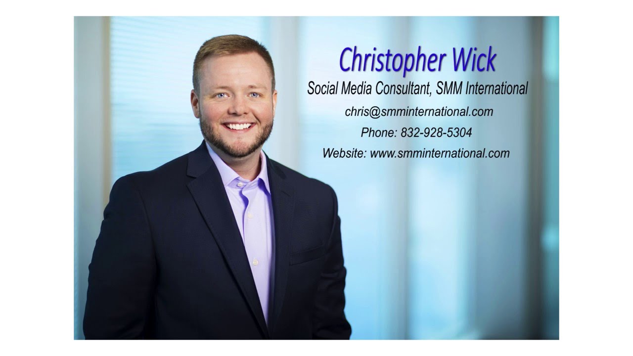 Christopher Wick: Professional Speaker - YouTube